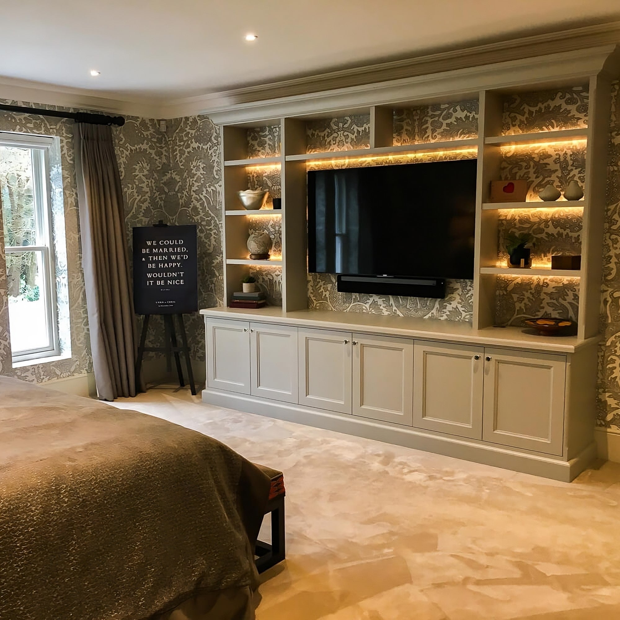 Bespoke TV Stands/Media Walls | Project Portfolio | Drew Furniture ...