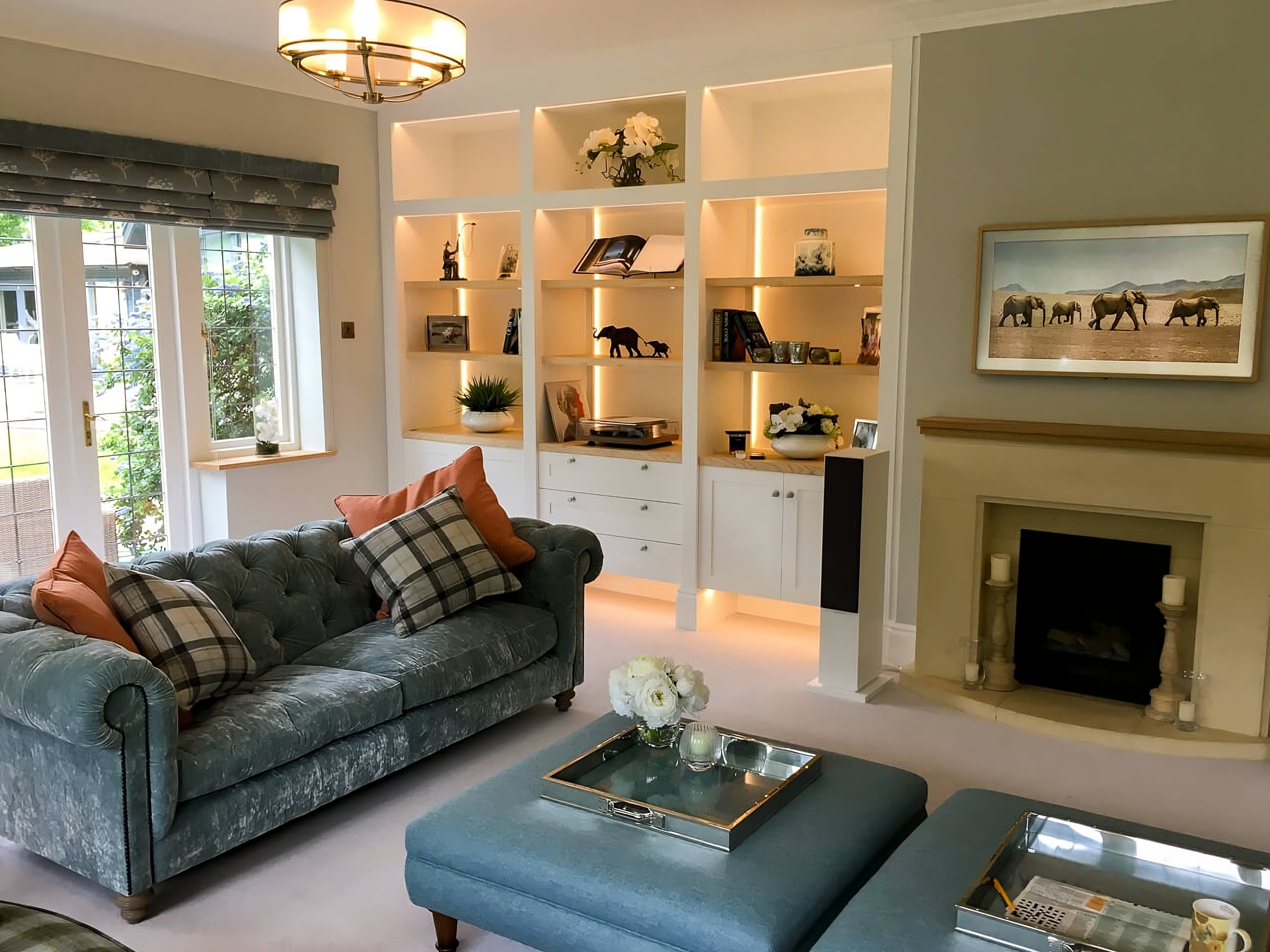 Painted Backlit Lounge Dressers | Lounge Units | Drew Furniture ...