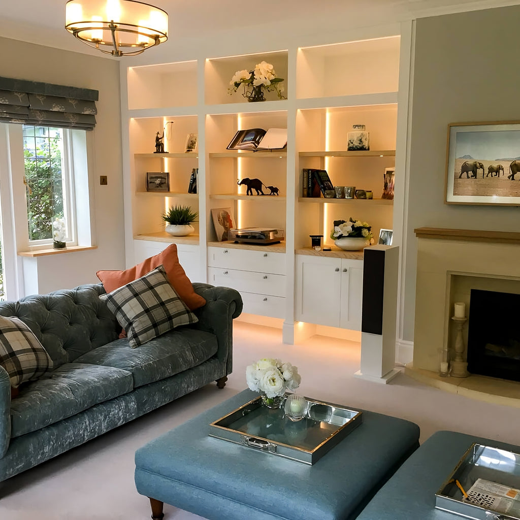 Painted Backlit Lounge Dressers | Lounge Units | Drew Furniture ...