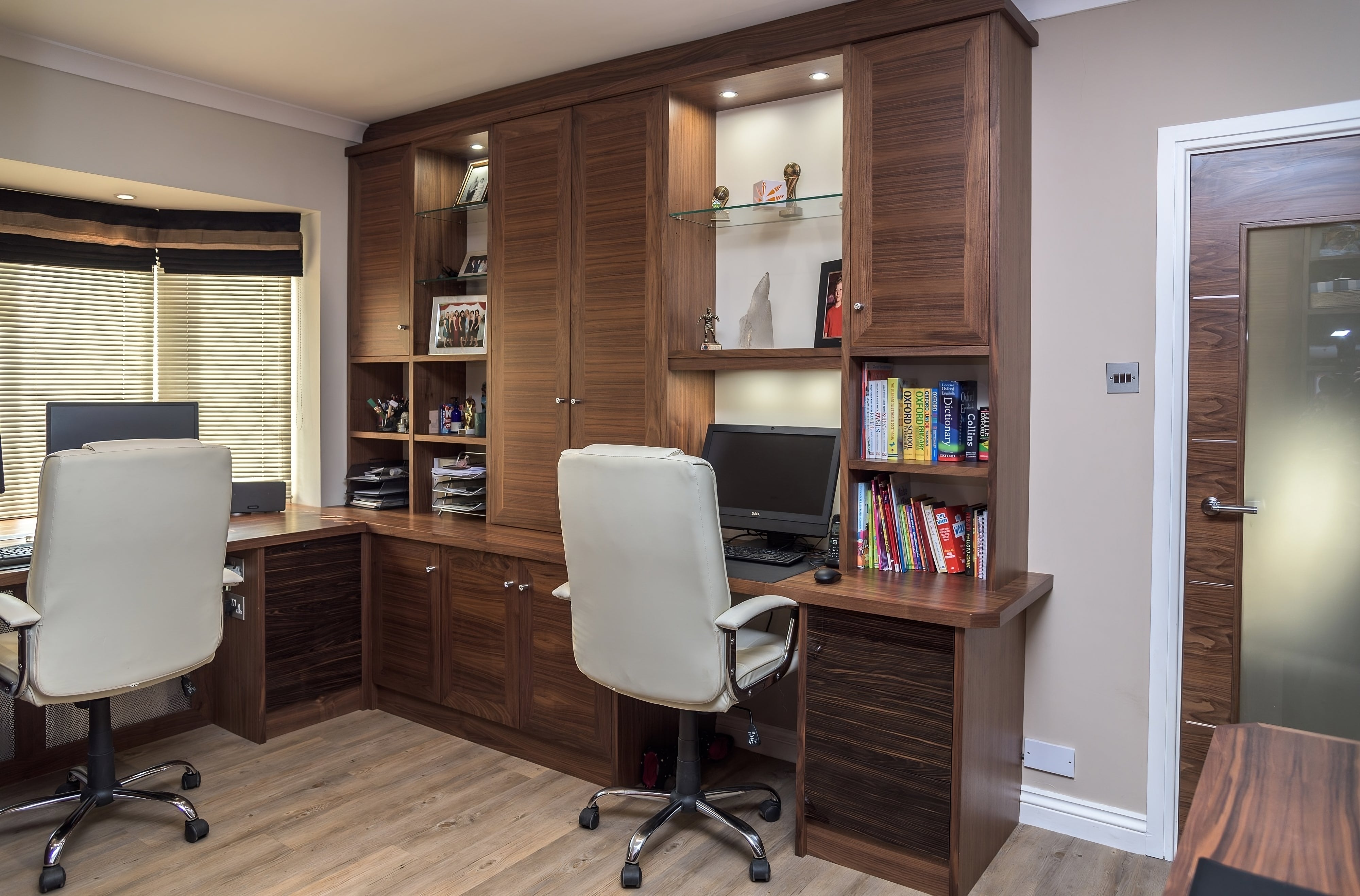 Bespoke Walnut Study | Storage Options | Drew Furniture – DrewFurniture