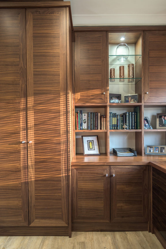 Bespoke Walnut Study | Storage Options | Drew Furniture – DrewFurniture